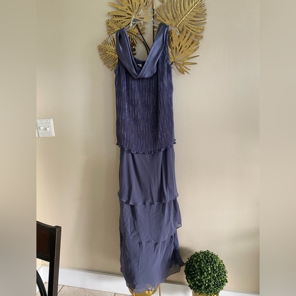 Patra | Dresses | Patra Layered Maxi Dress In Deep Purple | Poshmark